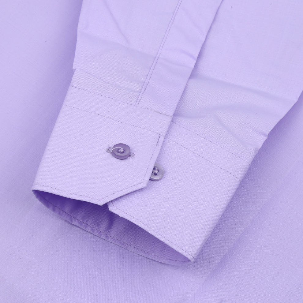 Men's || Light Purple || Plain Formal Shirt - FE1199LP – Fabricessence.com